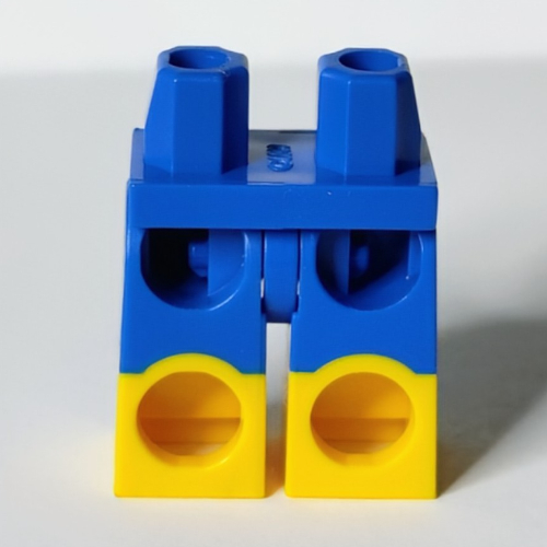 LEGO PART 970c28pat01 Hips with Blue Legs and Yellow Boots Pattern ...