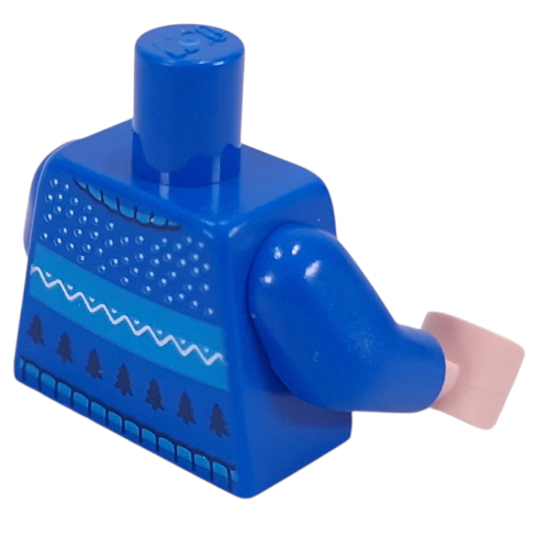 LEGO PART 973c28h02pr0005 Torso, Christmas Sweater, Pixie, Present ...