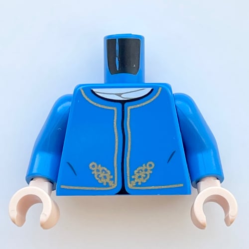 LEGO PART 973c28h02pr2810 Torso Jacket with Gold Trim Print (Bespin ...