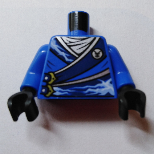 LEGO PART 973c28h03pr2474 Torso Robe with Silver Buckles and Lightning ...