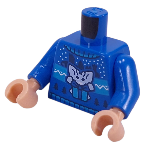 LEGO PART 973c28h70pr0001 Torso, Christmas Sweater, Pixie, Present ...