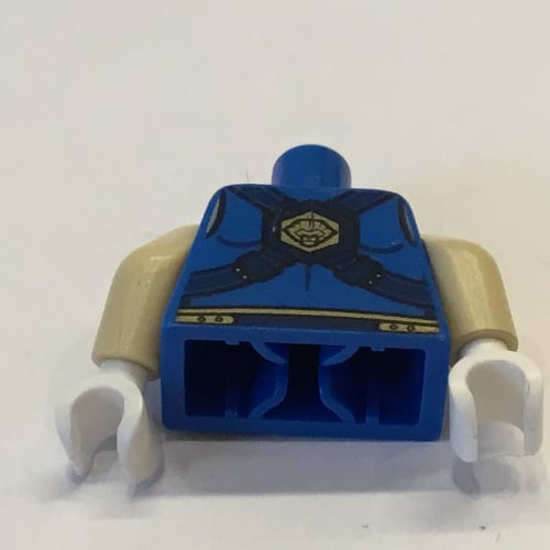 LEGO PART 973c26h27pr2224 Torso Armour, Gold Belt and Chi Orb Print ...