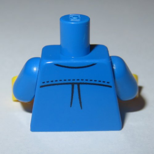 LEGO PART 973c28h01pr2500 Torso Jacket with Pockets over Dark Red V ...