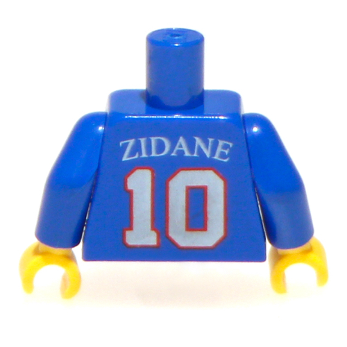 LEGO PART 973c28h01pr0025 Torso Soccer Jersey with Adidas Logo, Red ...