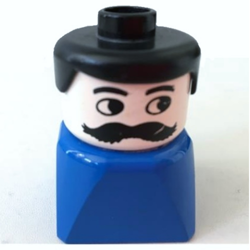 LEGO PART dupfig0013pr0001 Duplo 2 x 2 x 2 Figure Brick Early, Neat ...