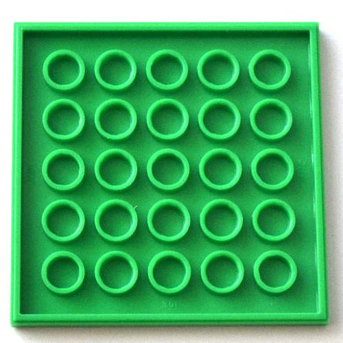 LEGO PART 10202pr0007 Tile 6 x 6 with Bottom Tubes with Soccer Field ...