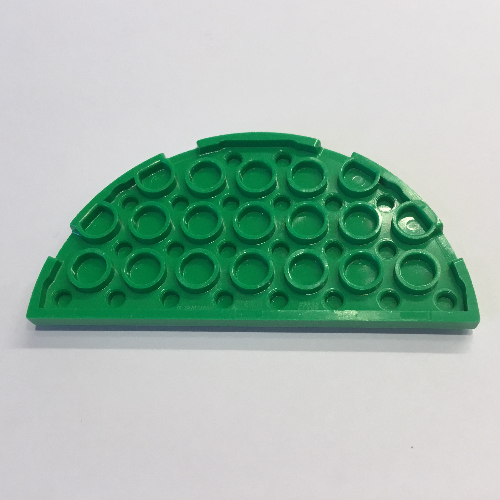 LEGO PART 22888 Plate Round Half 4 x 8 | Rebrickable - Build with LEGO