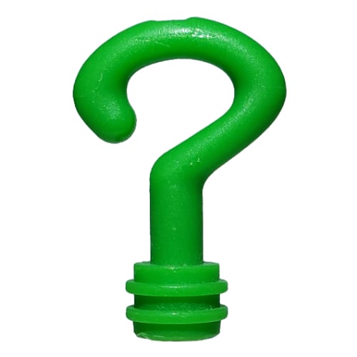 LEGO PART 27146 Equipment Cane Handle, Question Mark with Stud Holder ...