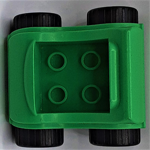 LEGO PART 31363c01pr0001 Duplo Car with Silver Wheels and Headlights ...