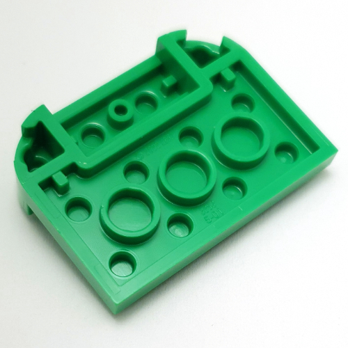 LEGO PART 3263 Plate Round Corners Double 3 x 4 with 1 x 4 Raised Edge ...