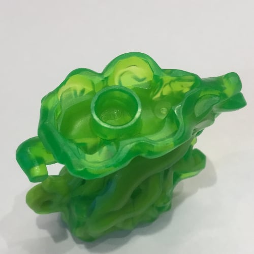 LEGO PART 65227pat0002 Lower Body, Ghost with Marbled Trans-Bright ...