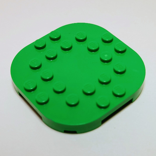 LEGO PART 66789 Plate Round Corners 6 x 6 x 2/3 Circle with Reduced ...