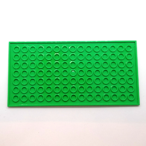 LEGO PART 90498 Tile 8 x 16 with Bottom Tubes | Rebrickable - Build ...