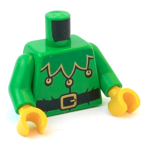 LEGO PART 973c06h01pr5181 Torso Jacket with Pointed Collar with Bells ...