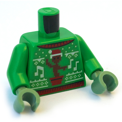 LEGO PART 973c06h25pr6077 Torso, Ugly Christmas Sweater, Baby Groot ...