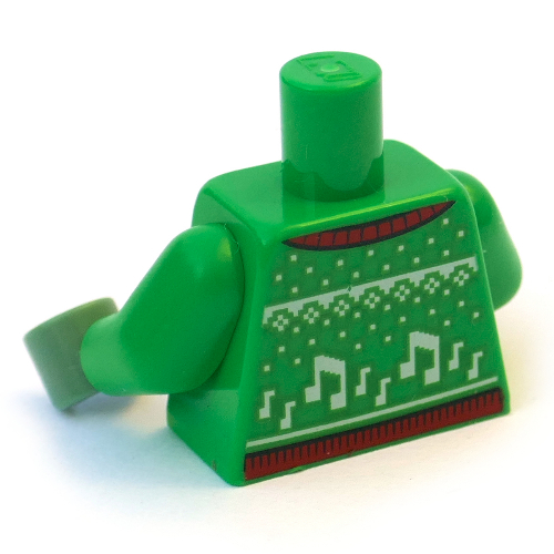 LEGO PART 973c06h25pr6077 Torso, Ugly Christmas Sweater, Baby Groot ...