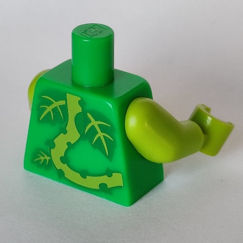 LEGO PART 973c18h18pr3122 Torso Plant Vines with Thorns and Green and ...