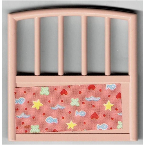 LEGO PART 6684 Scala, Baby Crib Footboard 1 x 7 x 6 | Rebrickable ...