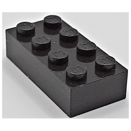 LEGO PART 1142M Modulex Brick 2 x 4 with M on Studs | Rebrickable ...