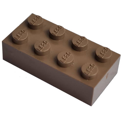 LEGO PART 1142L Modulex Brick 2 x 4 with LEGO on Studs | Rebrickable ...