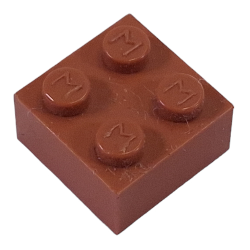 LEGO PART 1122M Modulex Brick 2 x 2 with M on Studs | Rebrickable ...