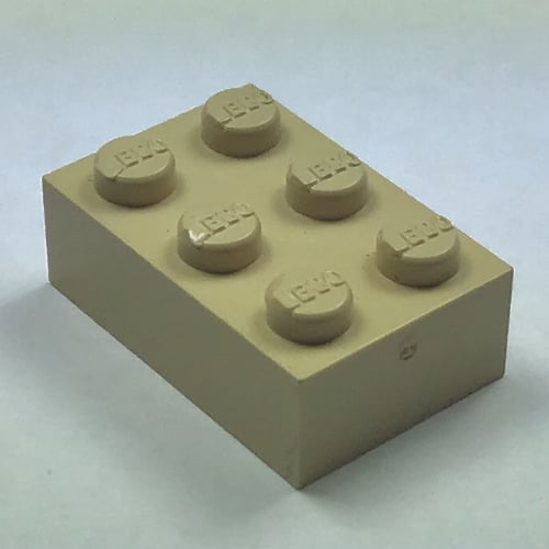 LEGO PART 1132L Modulex Brick 2 x 3 with LEGO on Studs | Rebrickable ...