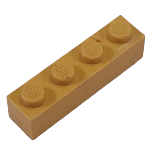 LEGO PART 1141L Modulex Brick 1 x 4 with LEGO on Stud | Rebrickable ...