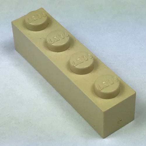 LEGO PART 1141L Modulex Brick 1 x 4 with LEGO on Stud | Rebrickable ...