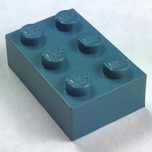 LEGO PART 1132L Modulex Brick 2 x 3 with LEGO on Studs | Rebrickable ...