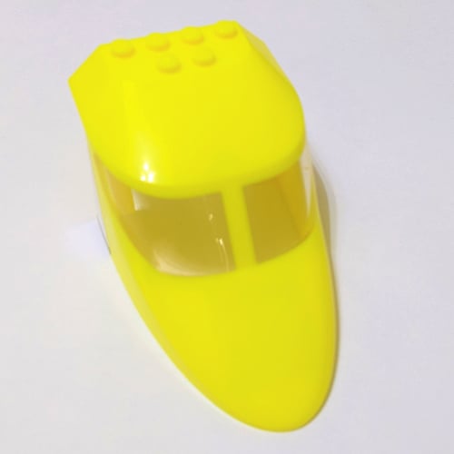 LEGO PART 69953c01 Aircraft Fuselage Curved Forward 6 x 10 x 4 Top with ...