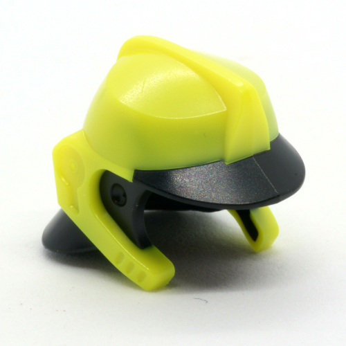 LEGO PART 69971pr0001 Helmet with Black Peak and Neck Protector Pattern ...