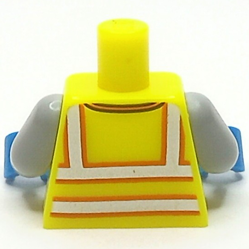 LEGO PART 973c14h04pr5982 Torso Safety Vest with Reflective Crossed ...