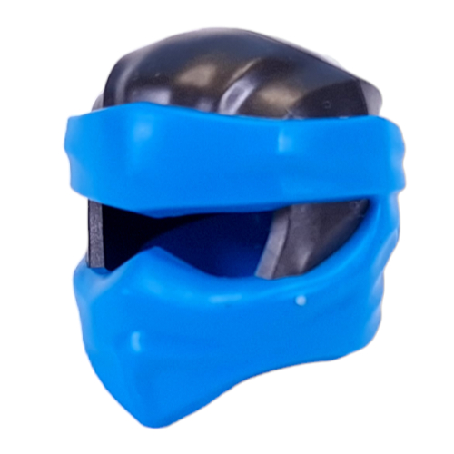 LEGO PART 4910pat0007 Wrap with Short Back Knot Smooth, Dark Azure Mask ...