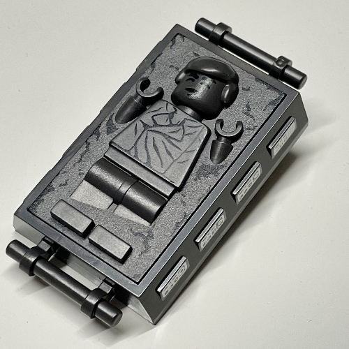 LEGO PART 87561pr0001 Block with Handles and Han Solo in Carbonite ...