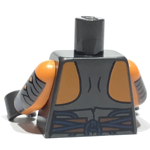 LEGO PART 973c34h75pr6822 Torso, Robe with Blue Stripes, Blue String ...