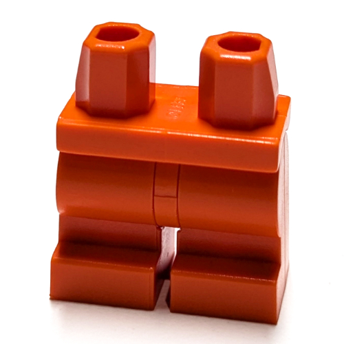 LEGO PART 37364c76 Hips and Reddish Orange Medium Legs | Rebrickable ...