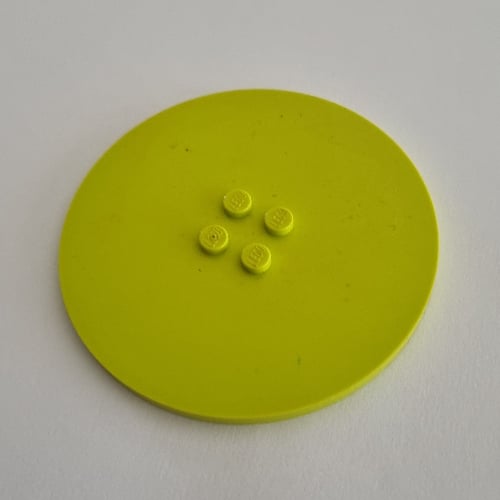LEGO PART 6177a Plate Special Round 8 x 8 with 2 x 2 Center Studs ...