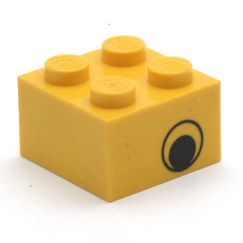 LEGO PART 3003apr0052 Brick 2 x 2 without Inside Ridges with Eye [No ...