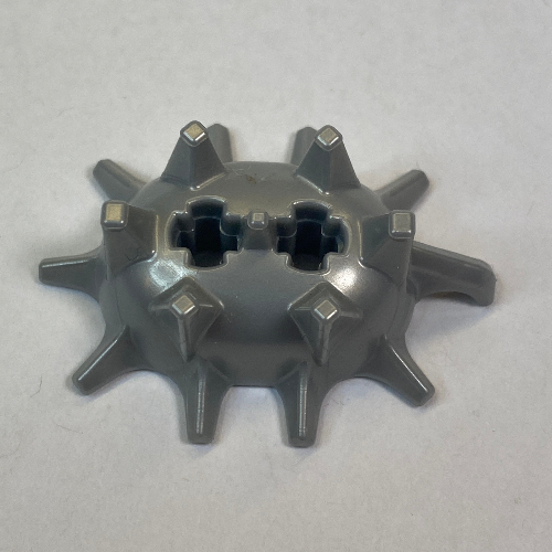 LEGO PART 54177 Weapon Spiked Ball Half with 2 Axle Holes | Rebrickable ...