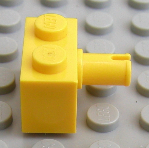 LEGO PART 2458 Brick Special 1 x 2 with Pin | Rebrickable - Build with LEGO
