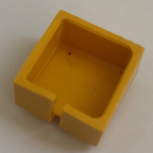 LEGO PART 3003c Brick 2 x 2 without Bottom Tubes, Slotted (with 1 slot ...