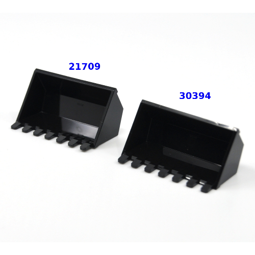 LEGO PART 30394 Construction Vehicle Bucket 3 x 6 with 9 Hinge Teeth ...