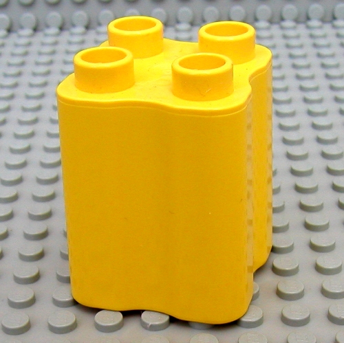 LEGO PART 31061 Duplo Brick 2 x 2 x 2 with Indented Sides (Tree Trunk ...