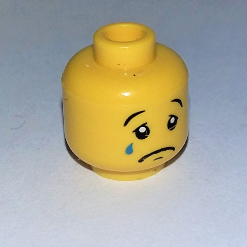 LEGO PART 3626bpr0579 Minifig Head Jester, Huge Grin, White Pupils ...