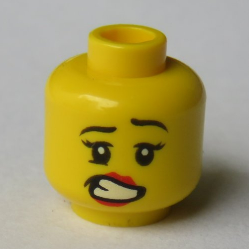 LEGO PART 3626cpr1349 Minifig Head Sharon Shoehorn / Scientist ...