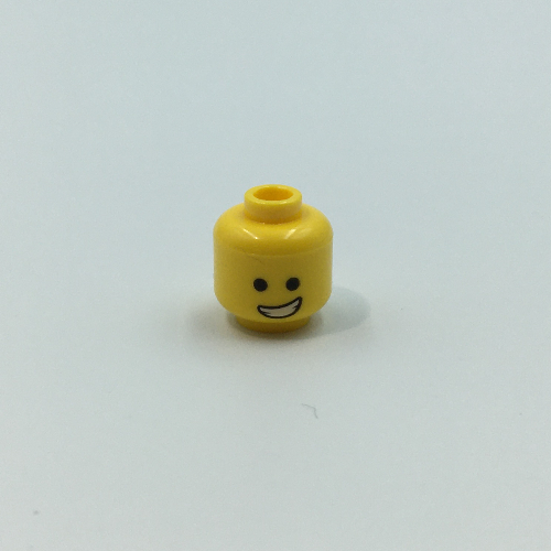 LEGO PART 3626cpr1354 Minifig Head Emmet, Open Smile with Teeth ...