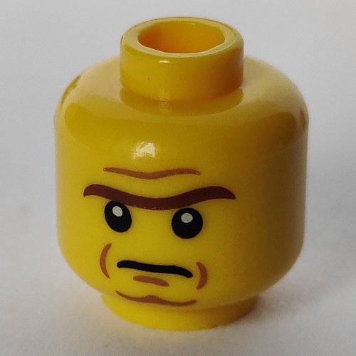 LEGO PART 3626cpr1372 Minifig Head President Business, Dual Sided ...