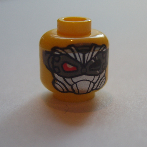 LEGO PART 3626cpr1501 Minifig Head Psyclone, Dual Sided, Red Eye ...