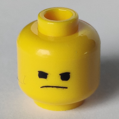 LEGO PART 3626cpr2813 Minifig Head Benny, Dual Sided, Frown / Smile ...