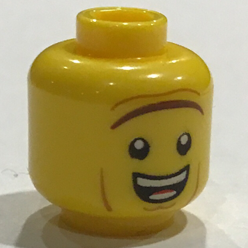 LEGO PART 3626cpr2838 Minifig Head President Business, Dual Sided ...